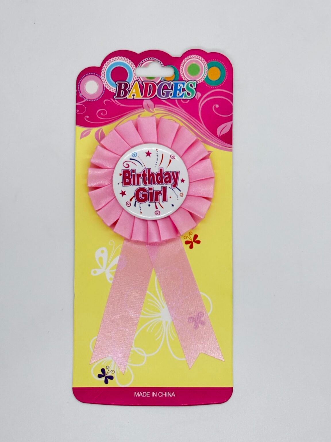 Birthday girl badge – Spark Party Shop